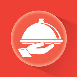 Restaurant dish design Royalty Free Vector Image