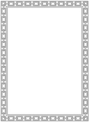 Elegant Page Border Royalty Free Vector Image - VectorStock