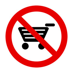 No Shopping Cart Allowed Vector Images (over 310)