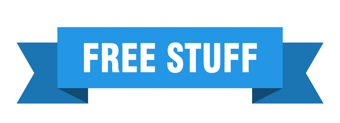 Free stuff sticker free stuff label Royalty Free Vector