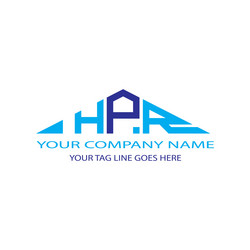 Hpr letter logo creative design with graphic Vector Image