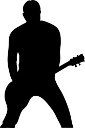 80s Rocker Silhouette