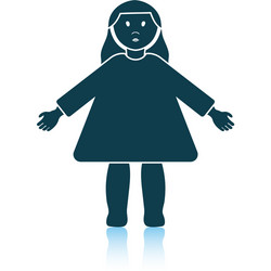 Cute doll Royalty Free Vector Image - VectorStock