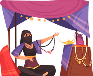 Asian market icon Royalty Free Vector Image - VectorStock