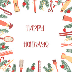 Decorative Borders for Hair Salon Vector Images (49)