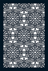 Square pattern panel for laser cutting Royalty Free Vector