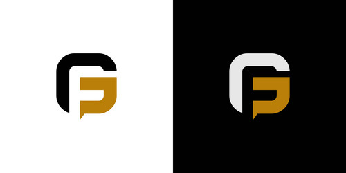 Modern and cool pc logo design Royalty Free Vector Image