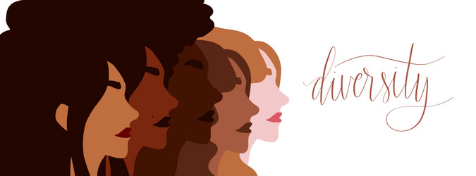 Diverse group of women diversity Royalty Free Vector Image