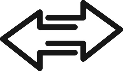 Arrow icon Royalty Free Vector Image - VectorStock