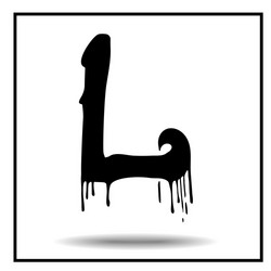 Drip Letter L Vector Images (35)