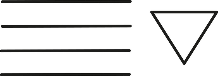 Menu selection icon Royalty Free Vector Image - VectorStock