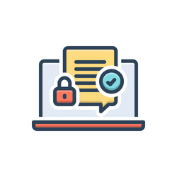 Secured Royalty Free Vector Image - VectorStock