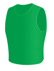 Green safety vest Royalty Free Vector Image - VectorStock