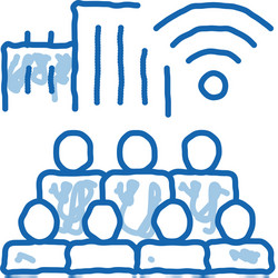 Connection Doodle Internet Wifi Vector Images (over 300)