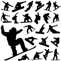 Snowboarding Royalty Free Vector Image - VectorStock
