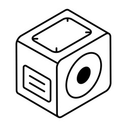 Subwoofer Royalty Free Vector Image - VectorStock