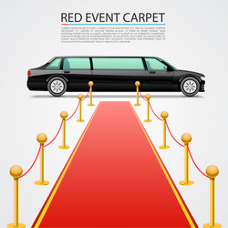 Hollywood red carpet hosts Royalty Free Vector Image