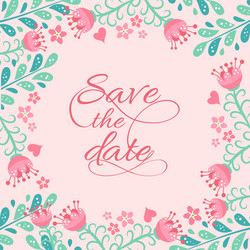 Save the date Royalty Free Vector Image - VectorStock
