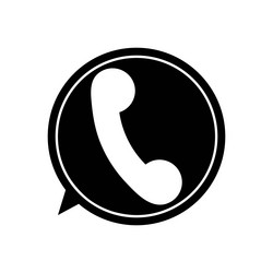 Telephone logo Royalty Free Vector Image - VectorStock