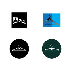 Hanger logo Royalty Free Vector Image - VectorStock