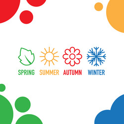 Spring icons set Royalty Free Vector Image - VectorStock