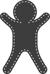 Gingerbread Man Black and White Vector Images (over 690)