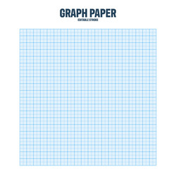 Empty graph with x and y axis grid Royalty Free Vector Image
