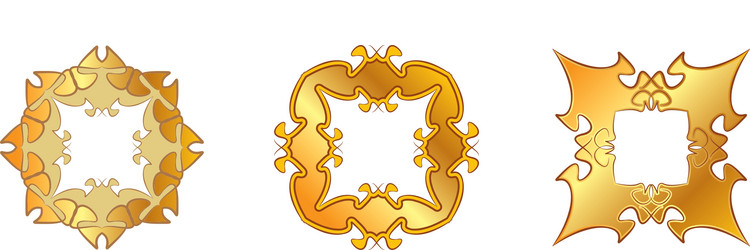 Gold label Royalty Free Vector Image - VectorStock