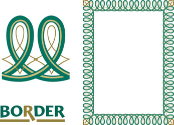 Certificates and awards borders - tiled frame Vector Image