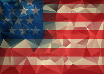 USA Flag Triangle Vector Images (over 1,000)