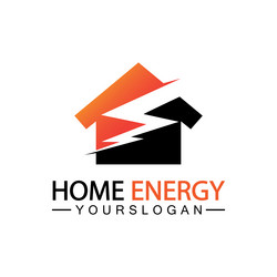 Home power energy logo icon symbol design Vector Image