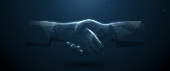 Blue Handshake Vector Images (over 3,000)