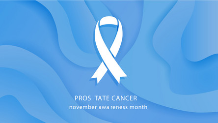 Awareness prostate cancer november world Vector Image