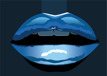 Blue Lips Vector Images (over 5,100)