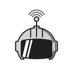 Bot icon on white background for graphic and web Vector Image