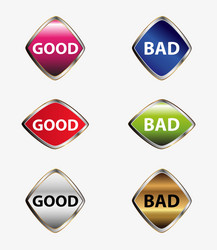 Good Bad Vector Images (over 12,000)