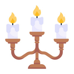 Candelabra Royalty Free Vector Image - VectorStock