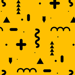 Geometric flat pattern Royalty Free Vector Image