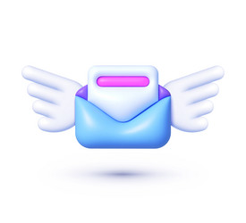 Email Wings Vector Images (over 1,400)