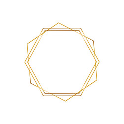 Light effect for wedding invitation card golden Vector Image