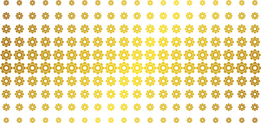 Golden Cogs Vector Images (over 700)