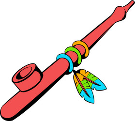 Tribal mask icon cartoon Royalty Free Vector Image