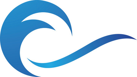 Ship boat logo design sailing yacht on water Vector Image