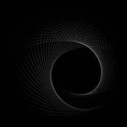 Abstract curve design element Royalty Free Vector Image