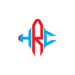 Hrc letter logo creative design with graphic Vector Image