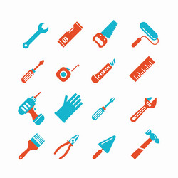 Designer tools icons Royalty Free Vector Image