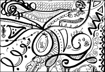 Abstract Coloring Page Vector Images (over 290,000)
