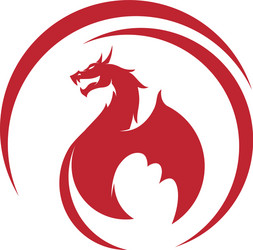 Dragon icon Royalty Free Vector Image - VectorStock