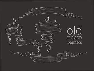 Old banners Royalty Free Vector Image - VectorStock