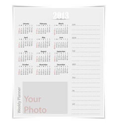February 2013 calendar Royalty Free Vector Image
